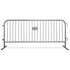 8.5ft Heavy Duty Steel Crowd Control Barricades in Blue Flat Bases ...
