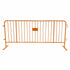 8.5ft Steel Crowd Control Barricades 1" OD | Orange Powder Coated ...