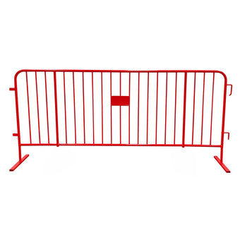 Steel Crowd Control Barricades | Flat Base Barriers – Epic Crowd Control