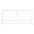 8.5 ft Heavy Duty Steel Crowd Control Barricades in White | Flat Bases ...