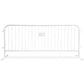 8.5 ft Heavy Duty Steel Crowd Control Barricades in White | Flat Bases ...