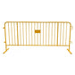 8.5ft Steel Crowd Control Barricades 1" OD | Yellow Powder Coated ...