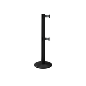 Black Pro Twin Retractable Stanchion 13 Foot ADA Belt – Epic Crowd Control