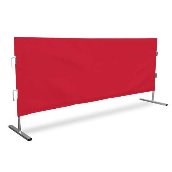 Universal Fit Barrier Jackets - Barricade Covers, Red – Epic Crowd Control
