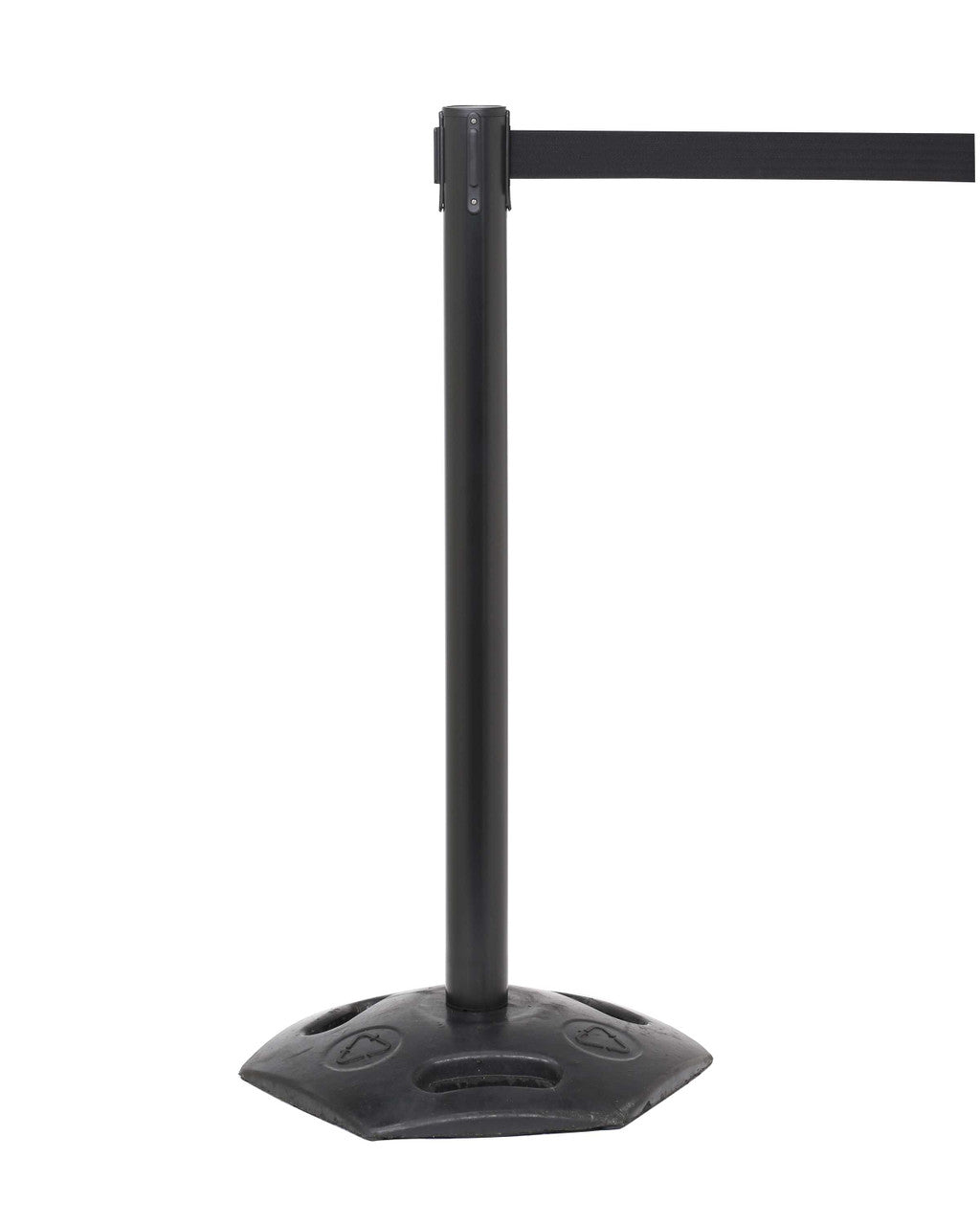 Weather Master Outdoor Stanchion | Red Finish | 11 Foot Retractable ...
