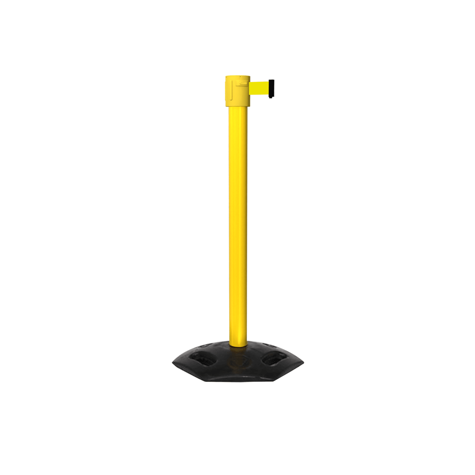 Weather Master 335 Safety Retractable Stanchion Yellow | 35 Foot Belt ...