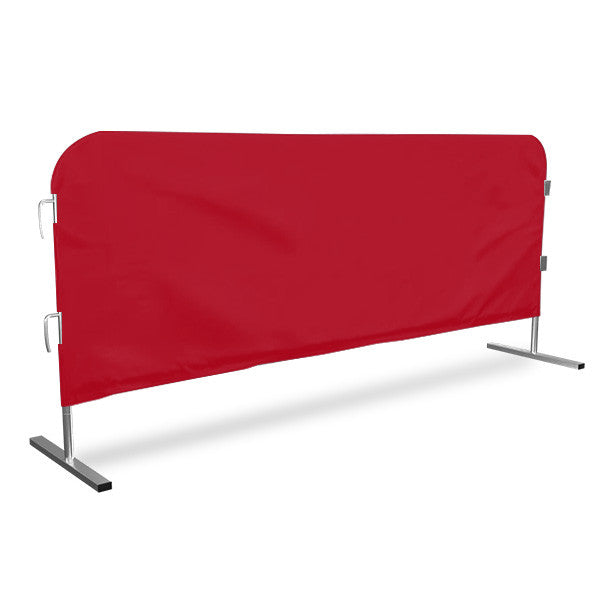 Red Barricade Covers | Barrier Jackets For Steel Barricades – Epic ...