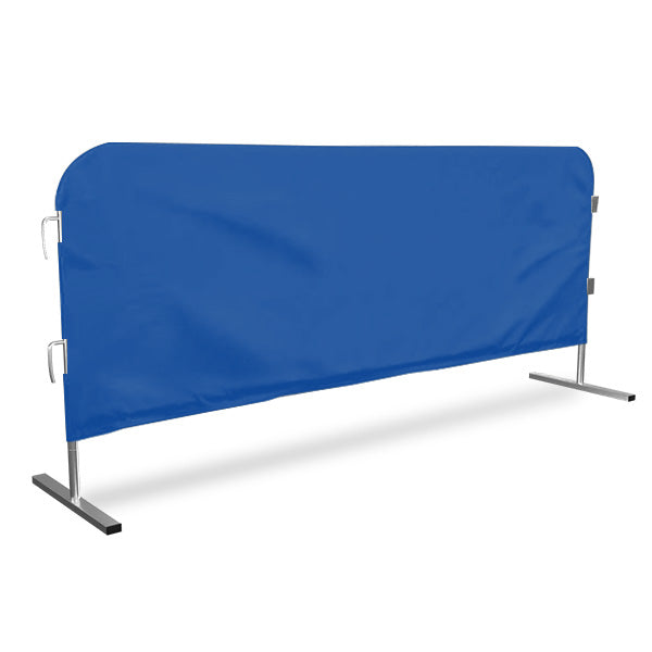 Ocean Blue Barricade Covers | Barrier Jackets For Steel Barricades ...