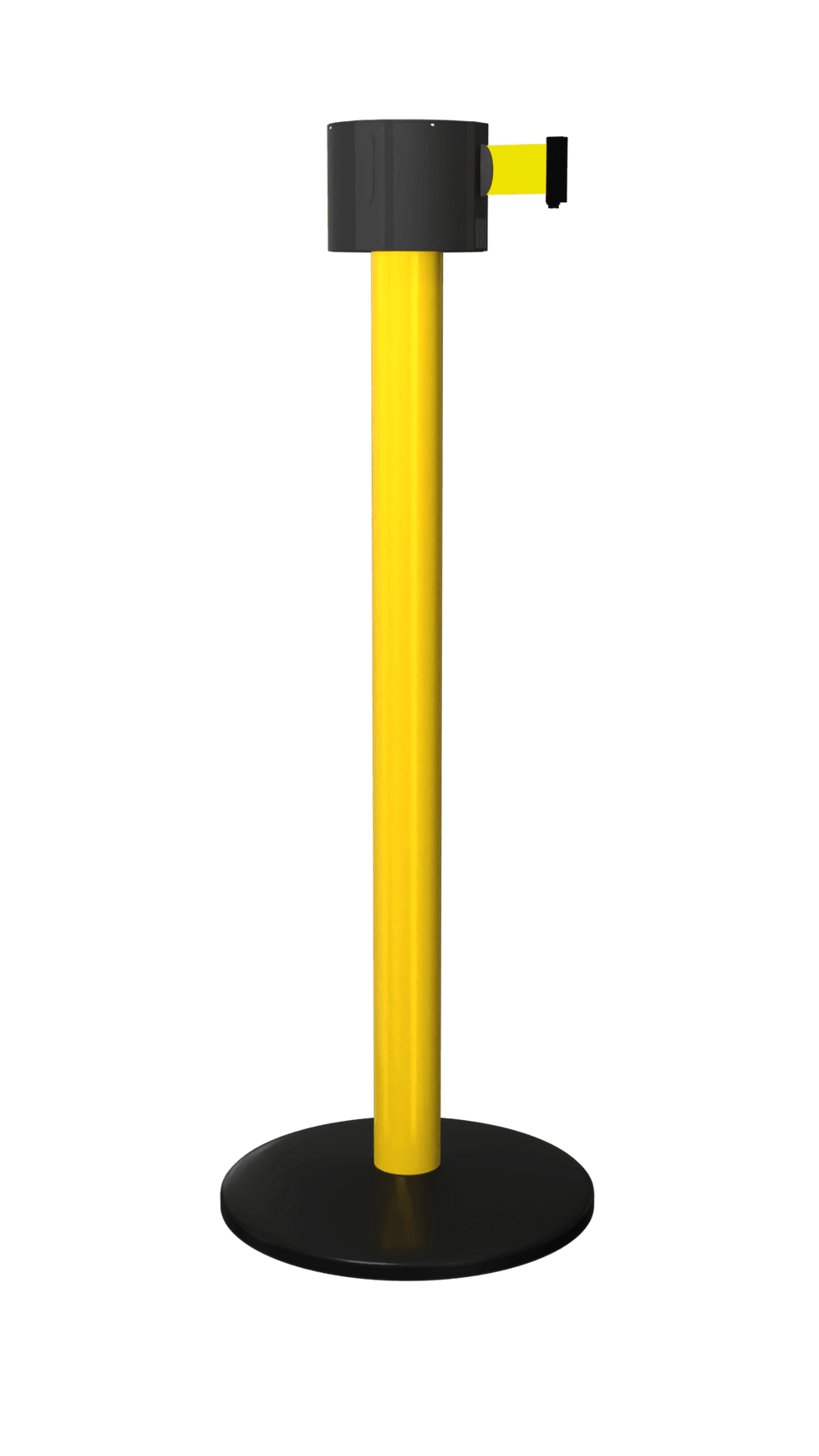 Safety Retractable Barrier Stanchion, 7‑13 ft – Epic Crowd Control
